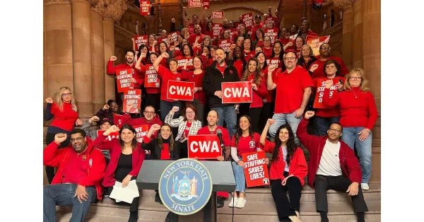 CWAers Join Allies to Fight Healthcare Cuts in New York State | NABET-CWA