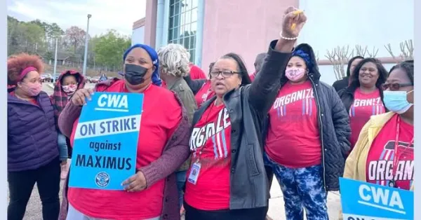 Federal Contractors Organizing with CWA Strike Against Maximus | NABET-CWA